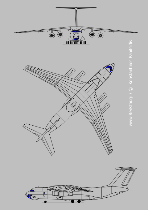 Il-76 TDP (P) Firefighting aircraft - RedStar