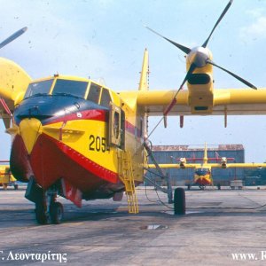 CL-415 Superscooper Firefighting aircraft
